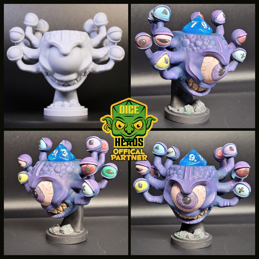 Dice Head Dice Holders – Ravens Roost Hobbies