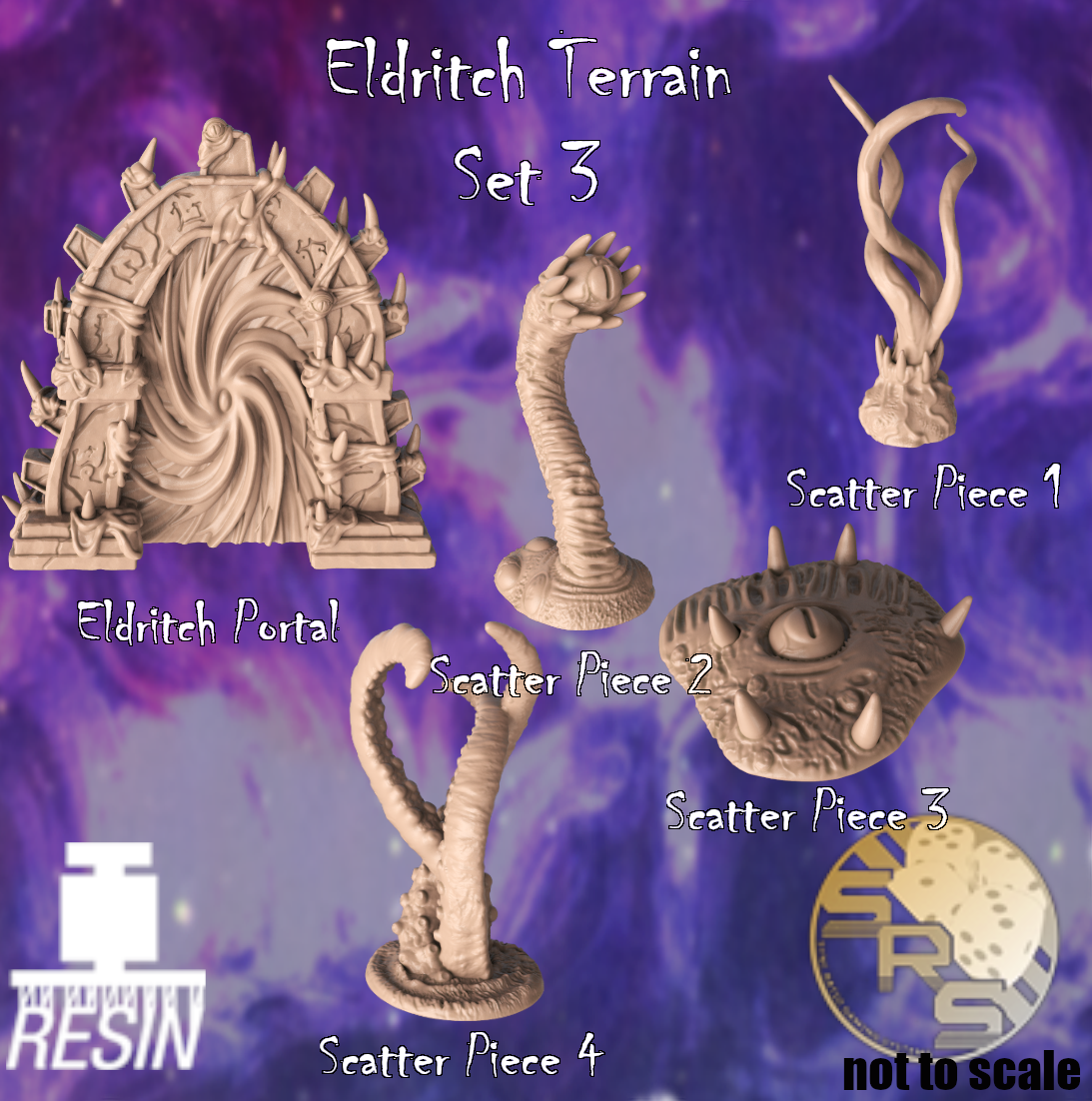 Eldritch Terrain Spikes Set 3 – Ravens Roost Hobbies