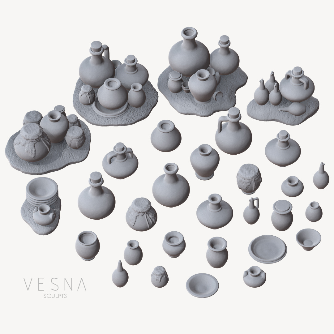Medieval Pottery Basing Scenery – Ravens Roost Hobbies