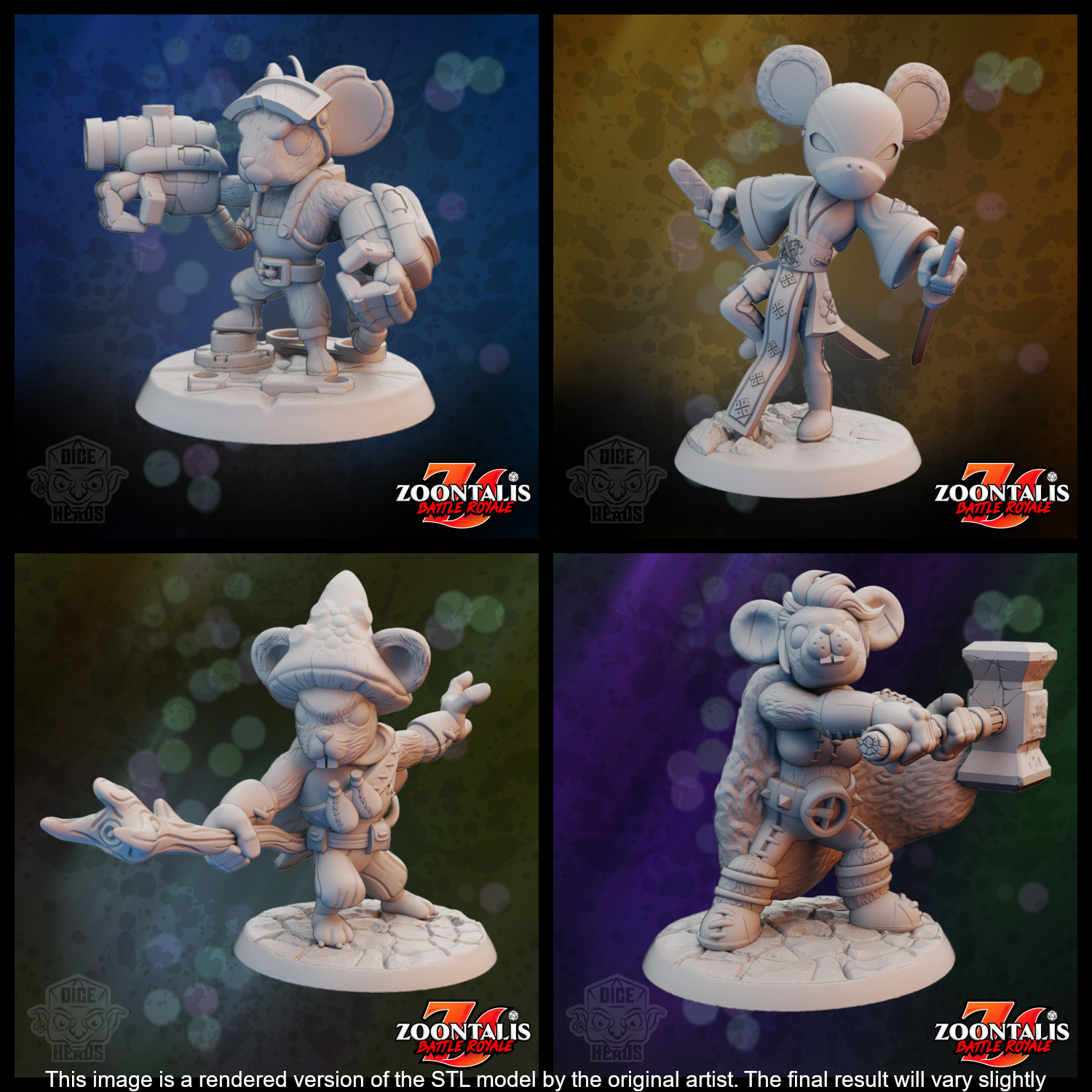 Mouse Team for Battle Royal – Ravens Roost Hobbies
