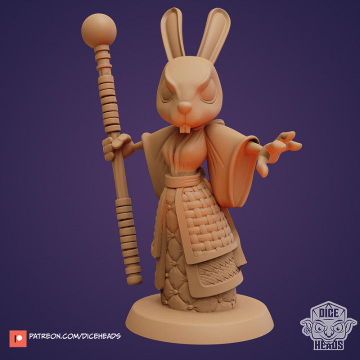 Rabbit Folk Wizard Female – Ravens Roost Hobbies